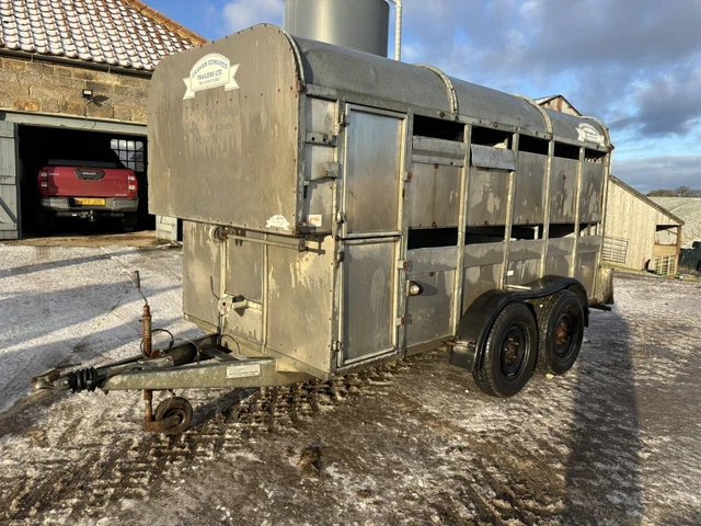 GRAHAM EDWARDS GET 12Ft Livestock / Cattle Trailer With Sheep Decks Cow ...