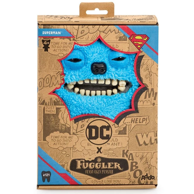 FUGGLER X DC Superman, Funny Ugly Monster New Toys £19.95 - PicClick UK