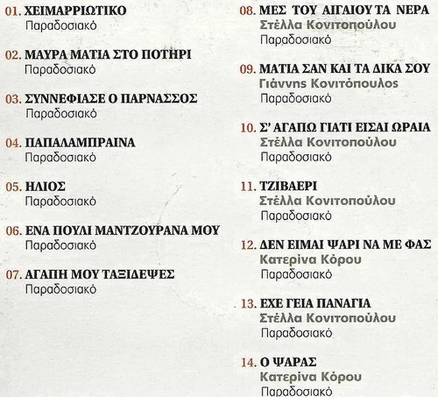 PASXA ELLINON DIMOTIKA NISIOTIKA Traditional 14 tracks Greek CD $14.99 ...