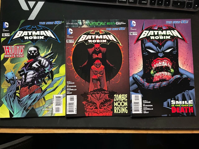 DC COMICS THE NEW 52 Series Batman And Robin Comics Issues 12 13 & 14 £ ...