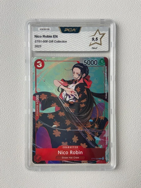 CARTE ONE PIECE PCA 9,5 Nico Robin EN St01-008 Gift Collection Ultra Rare PCA... EUR 17,99 ...
