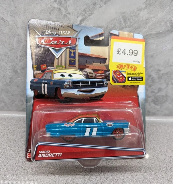 DISNEY PIXAR CARS Mario Andretti Mattel 1:55 Scale BNIB EUR 10,75 ...