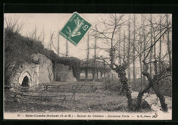 CPA BRIE-COMTE-ROBERT, RUINES du Chateau, Ancienne Porte EUR 5,00 ...