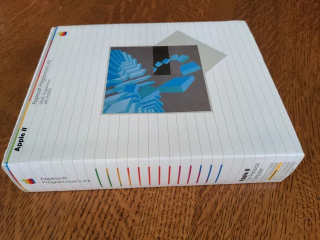 VINTAGE APPLE II Applesoft ProDOS BASIC Programmer's Kit **BOX ONLY ...