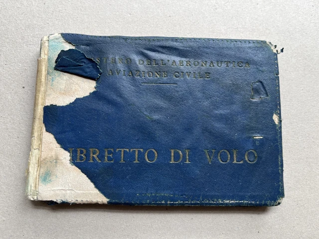 T) LIBRETTO DI volo civile aeronautica aviaizone 1950 EUR 3,00 - PicClick FR
