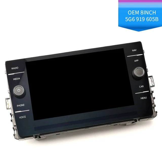 FÜR VW GOLF 7 7.5 8´ OEM Control Radio Display Screen mit NAVI ...