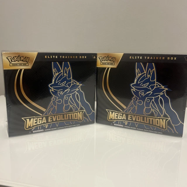 POKÉMON TCG: MEGA Evolution (1 📦) - Elite Trainer Box ETB Lucario New ...