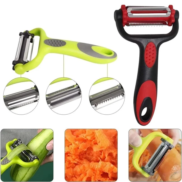 MULTIFUNZIONE PEELER TRE in uno 3 in 1 Pelapatate per frutta e verdura ...