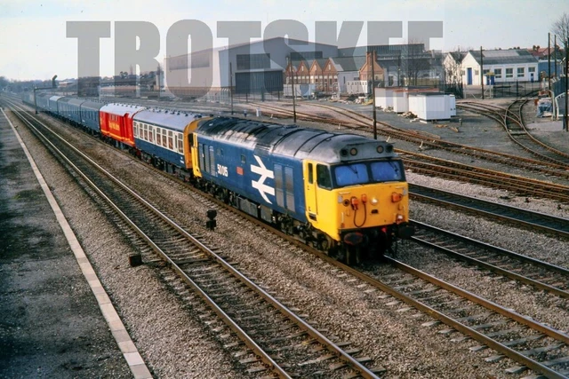 35MM SLIDE BR British Rail Diesel Loco Class 50 50015 West Ealing 1988 ...