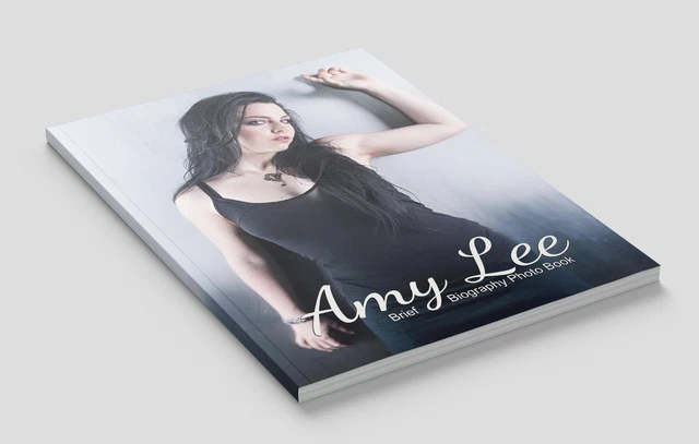 AMY LEE BRIEF Biography Photo Book in 2 versions soft/hardback £39.99 ...