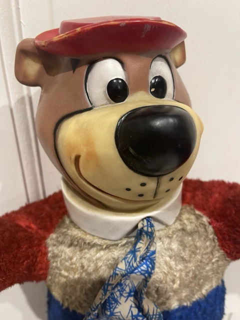 VINTAGE YOGI BEAR soft Plush SEMCO original 1960s HANNA BARBERA-18”-pls ...