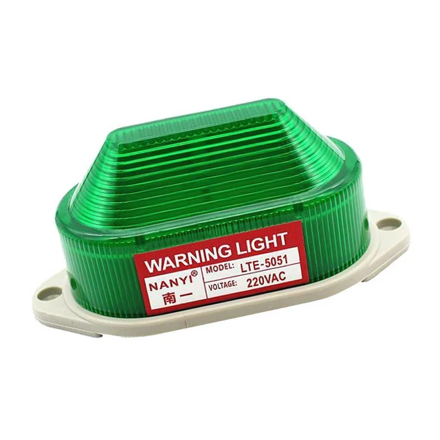 EMERGENCY LED BEACON Green Flashing Strobe Signal Warning Light Lamp ...