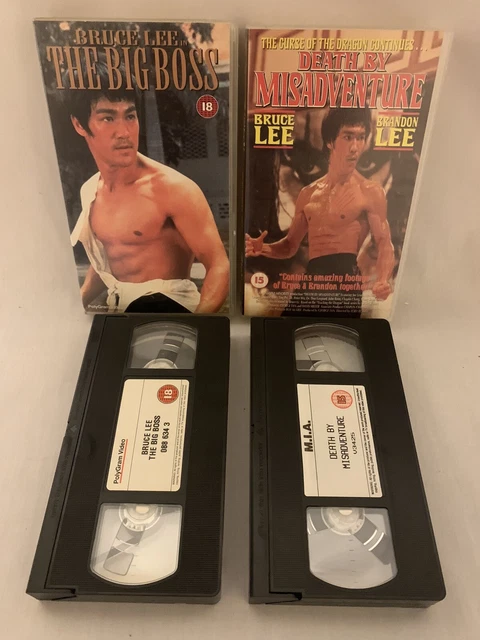 BRUCE LEE MOVIE vhs tapes £14.99 - PicClick UK
