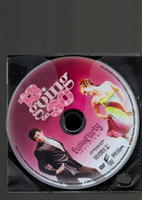 13 GOING ON 30 (2004) DVD *DISC ONLY* = REGION 1 / Gary Winick #2 $4.50 - PicClick CA