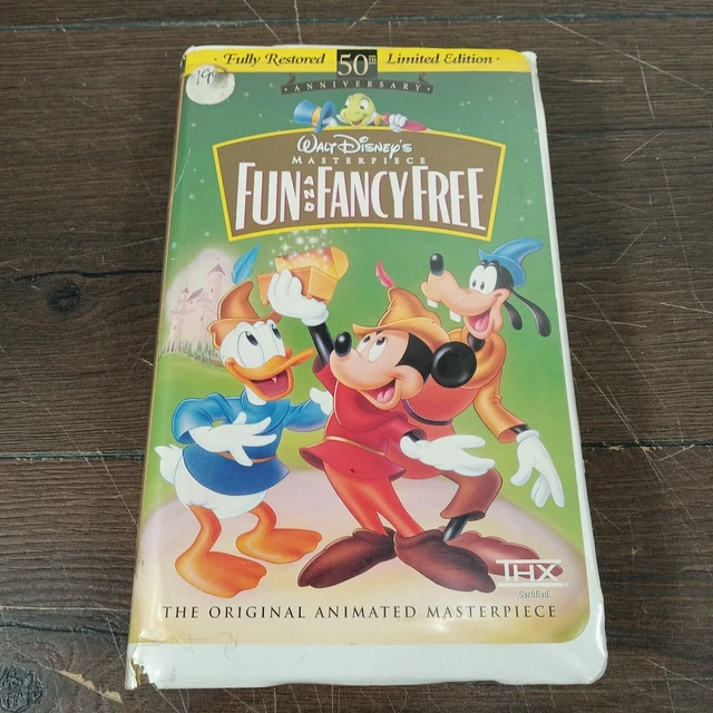 FUN AND FANCY Free: 55th Anniversary Walt Disney's Masterpiece (VHS, Limited... £6.91 - PicClick UK