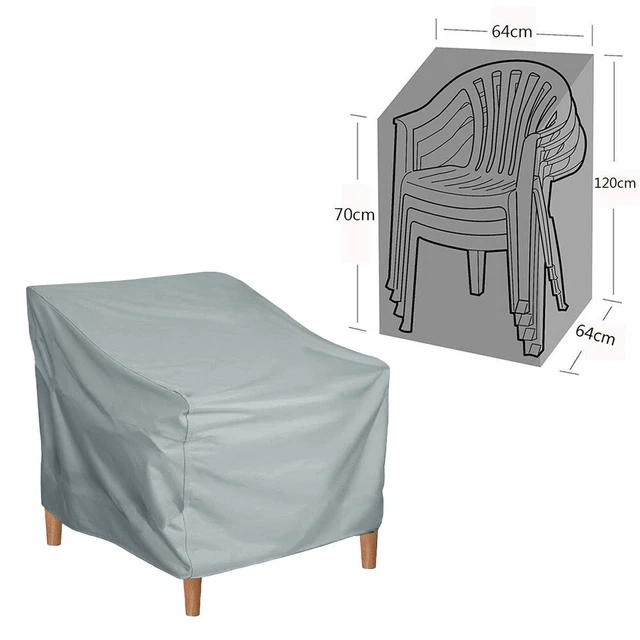 HOUSSE DE CHAISES empilables pour meubles d'extérieur pour garder vos ...