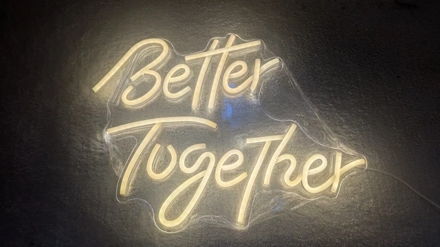 BETTER TOGETHER NEON Mood Light Party Decoration USB-Powered £19.89 ...
