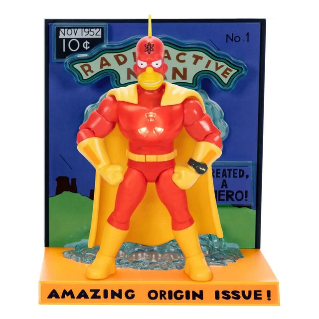 FIGURA DE ACCIÓN premium de Los Simpson Radioactive Man Jakks Pacific ...