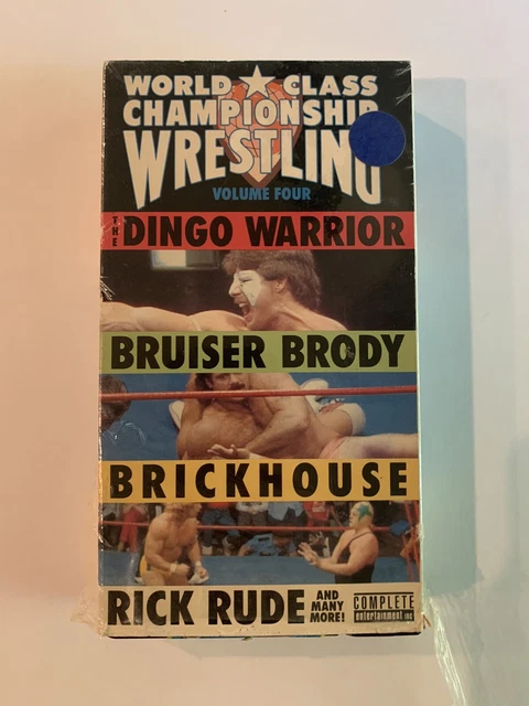 WORLD CLASS CHAMPIONSHIP Wrestling Volume Four VHS-1986 Former Rental ...