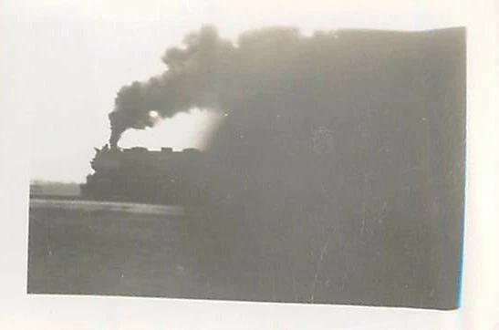 1930S STEAM ENGINE Railroad Coming out of Clouds of Smoke Steaming ...