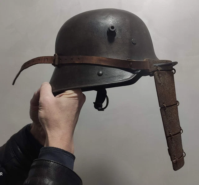 FACE PLATE HELMET M16 ORIGINAL Imperial German WWI WW1 very rare £1,131 ...