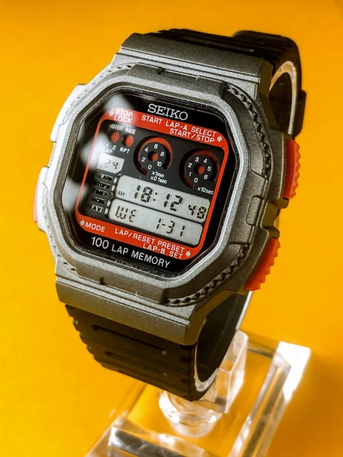 SEIKO VINTAGE DIGITAL watch W358 (Rare, 1990's) £234.38 - PicClick UK