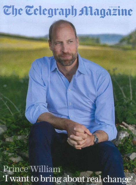 MAGAZINE TELEGRAPH PRINCE William, Rob Beckett, Sofka Zinovieff ...
