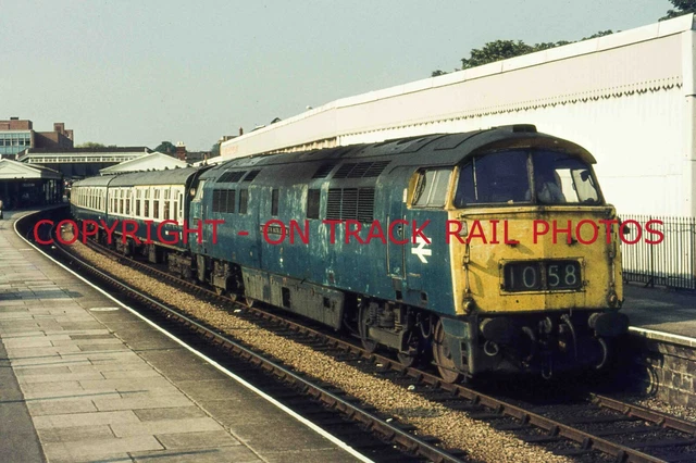UK RAILWAY PHOTOGRAPH Of Class 52 Western D1058. Rm52-152 £1.70 ...