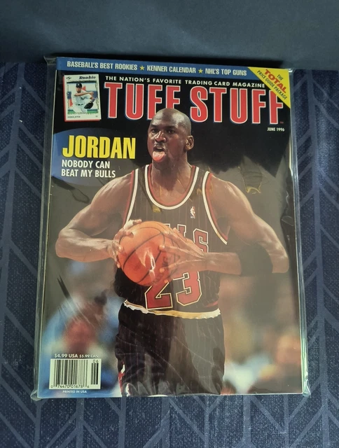 1996 TUFF STUFF Magazine June issue Michael Jordan Chicago Bulls ...