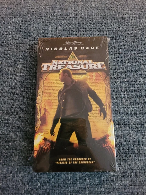 NATIONAL TREASURE - VHS - Walt Disney - Nicolas Cage - *New .Sealed £30 ...