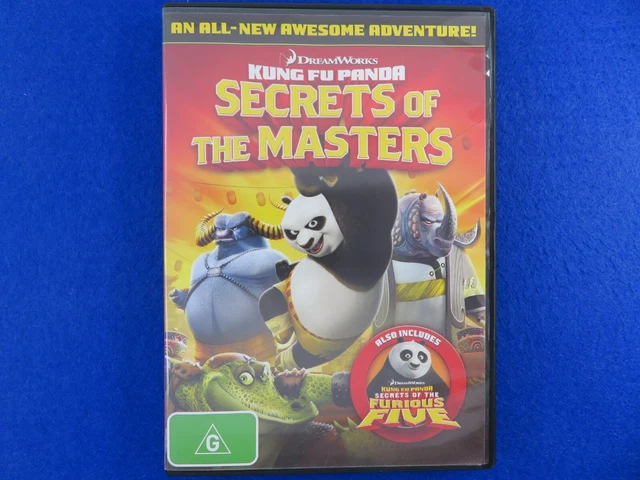 KUNG FU PANDA Secrets Of The Masters/Secrets Of The Furious Five- DVD ...