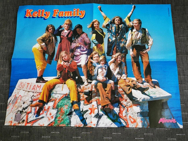 THE KELLY FAMILY ca. A9 XL POSTER, 52 x 42 cm, 90er Jahre EUR 14,90 ...