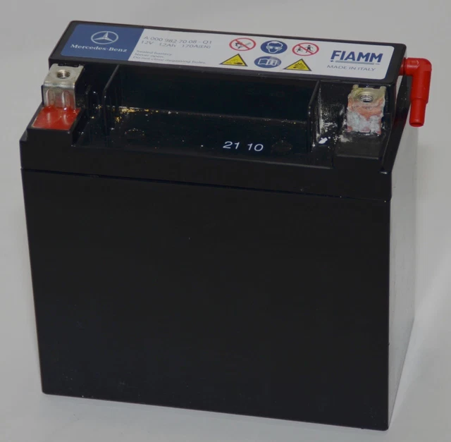ORIGINAL MERCEDES A0009827008 12V 12Ah 170A Zusatzbatterie Batterie ...