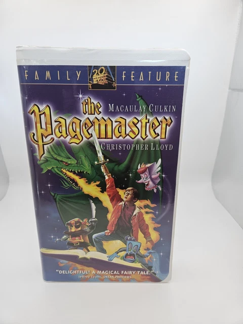 THE PAGEMASTER VHS 1995 Clamshell Macaulay Culkin £3.87 - PicClick UK