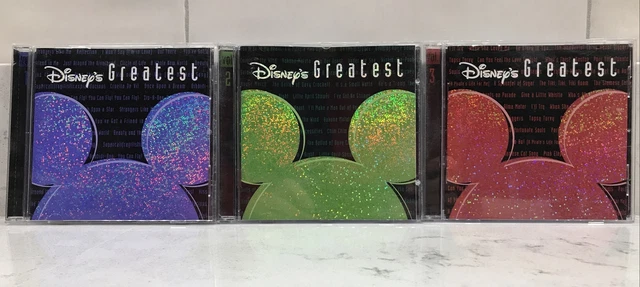 DISNEY'S GREATEST Audio CD's Vol. 1,2,3 Walt Disney Records 60 Songs £ ...