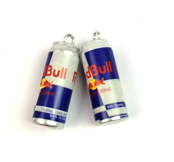 SET MIT 2 Stück Red Bull Miniatur Dosen Anhänger Mini Can Charms EUR 5 ...