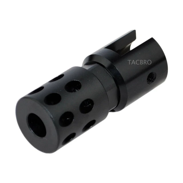 BLACK .22 RUGER 1022 Short Version Non-Threaded Muzzle Brake 10/22 EUR ...