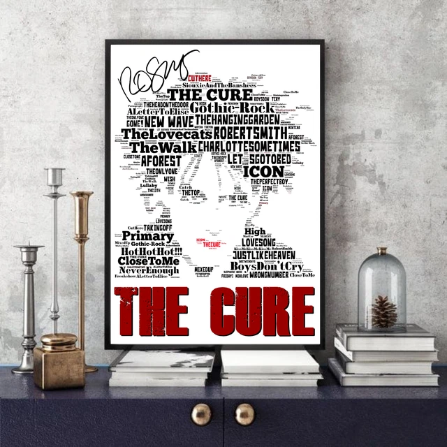 THE CURE ROBERT Smith Songs Portrait/Memorabilia/Collectable/Gift ...