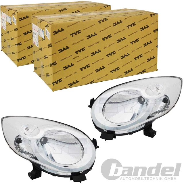 2X TYC H4 HAUPTSCHEINWERFER LINKS+RECHTS für CITROËN C1 PM PN 05-2014 MIT LWR EUR 141,90 ...