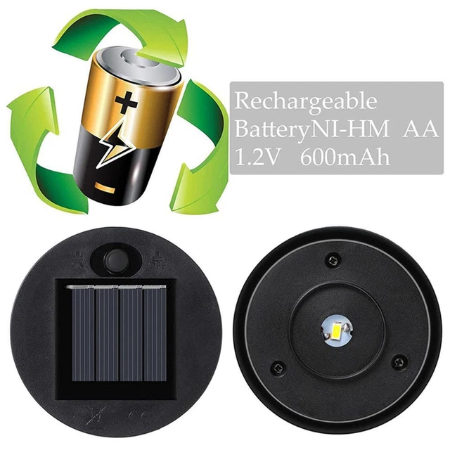 2024 SOLAR PANEL Boxes Garden Lantern Replacement Round DIY LED Part ...