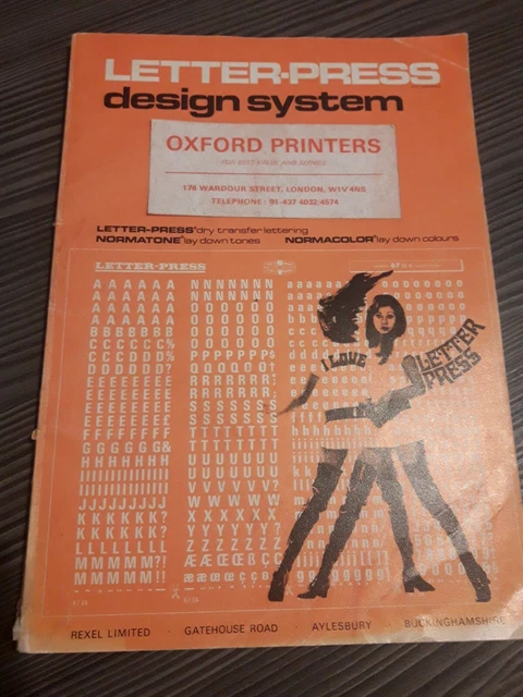 VINTAGE LETTER PRESS Design System Catalogue - Rexel Limited £10.00 ...