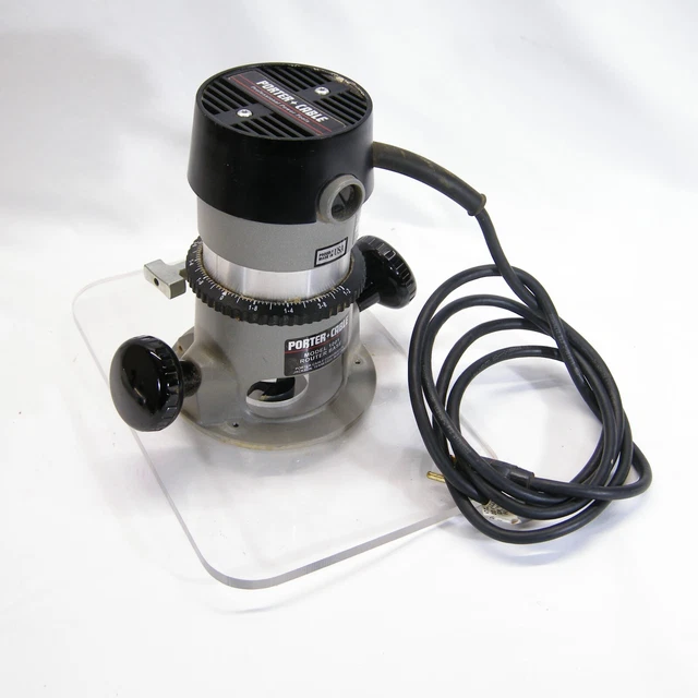 PORTER CABLE MODEL 6902 Heavy Duty Motor Router w Model 1001 Base on ...