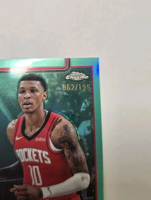 JABARI SMITH JR. /199 Aqua Refractor 2025-26 Topps Chrome Rockets EUR 1 ...