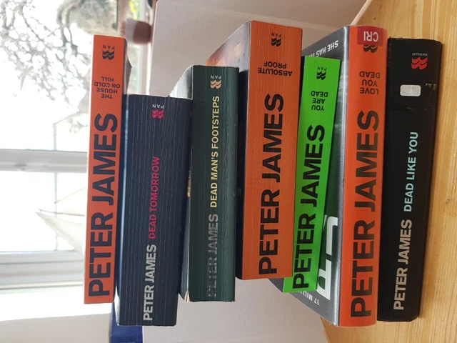 PETER JAMES BOOK Bundle x 9 Roy Grace Hardback And Paperback Free ...
