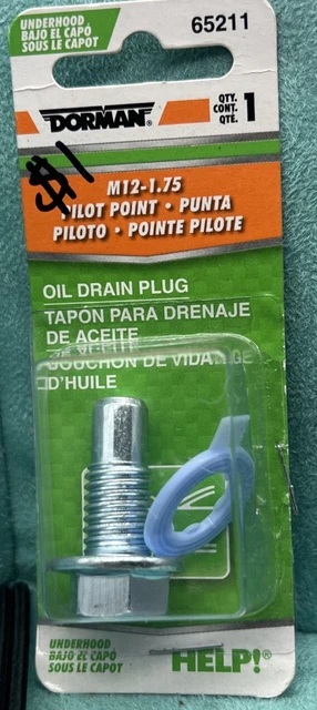 DORMAN 652-11 ENGINE Oil Drain Plug M12-1.75 18273 $5.10 - PicClick CA