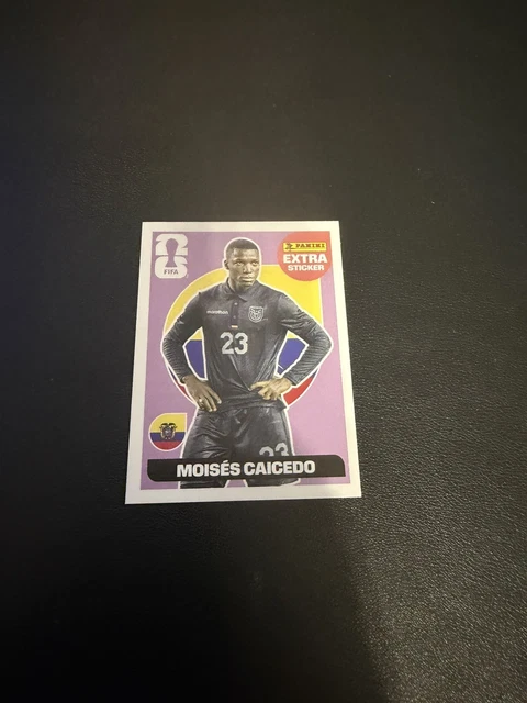 PANINI FIFA WORLD Cup 2026 Purple Extra Sticker Moisés Caicedo Card £8. ...