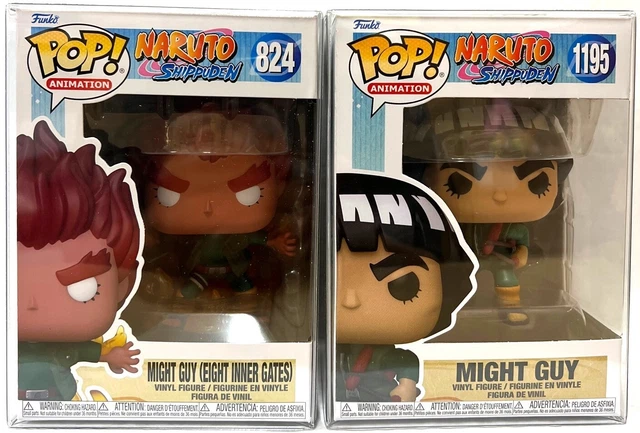 FUNKO POP! NARUTO Shippuden Mighty Guy Eight Inner Gates #824 & Mighty ...