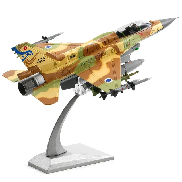 1/72 SCALE F-16I Fighter Airplane Pre-build Model Kits Diecast (F-16I ...