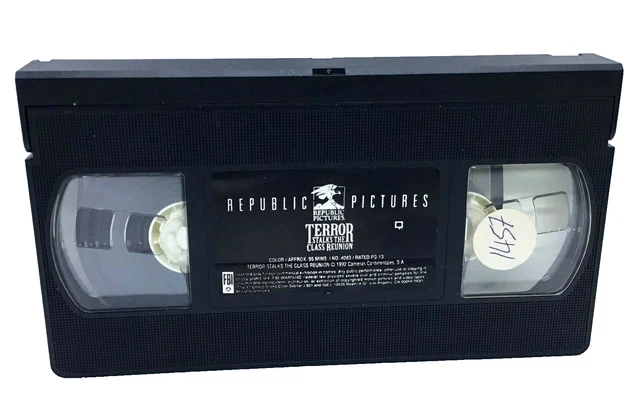 TERROR STALKS THE Class Reunion 1992 Republic VHS Jennifer Beals Horror ...