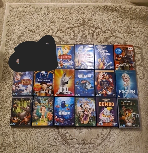 WALT DISNEY DVD Collection Bundle 16 DVD In Total Good Conditon (4) £13 ...